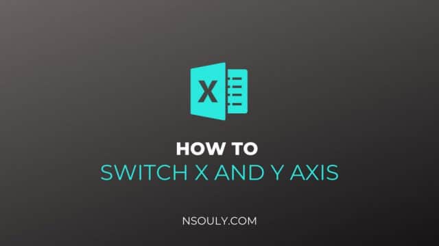 How To Switch X And Y Axis In Excel Nsouly